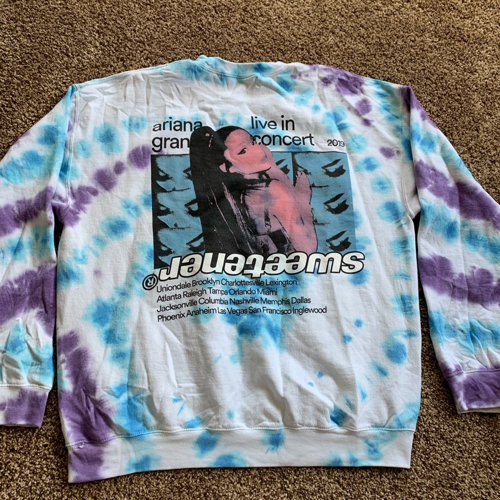 Ariana Grande Sweetener Tour Leg 3 Crewneck Merch - Gem
